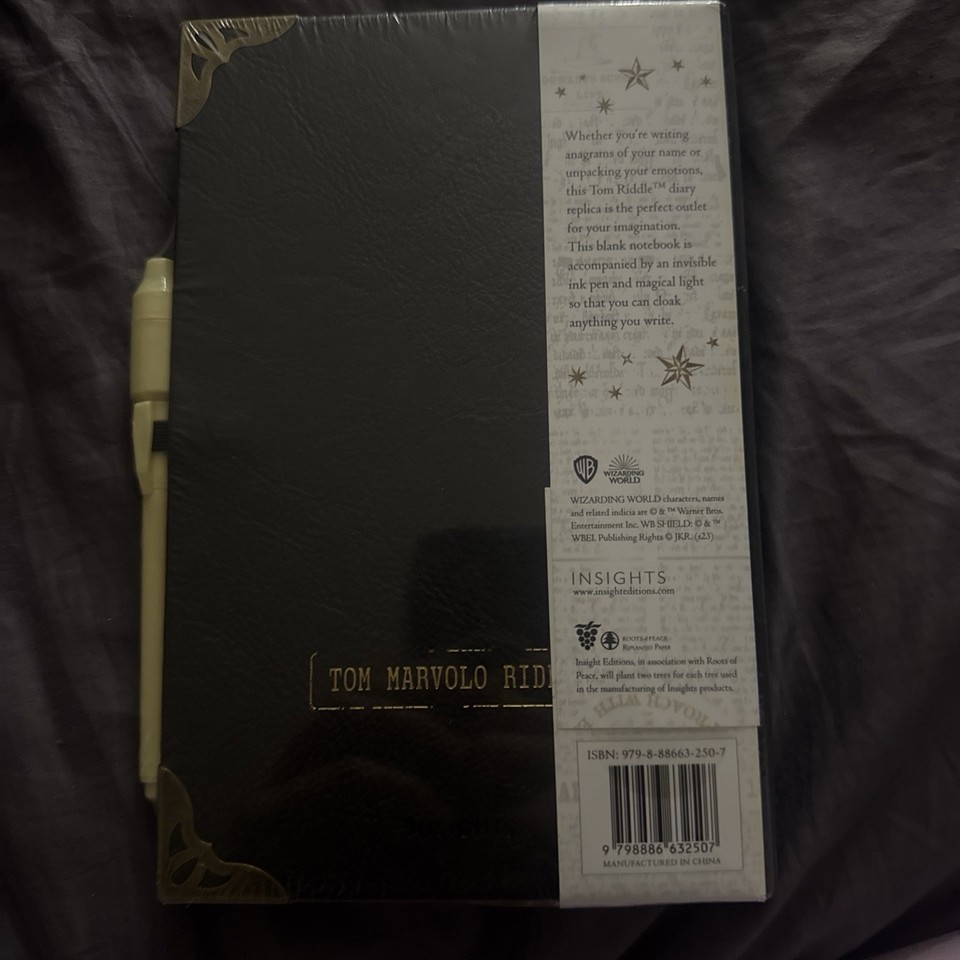 Tom Riddle Horcrux Diary Notebook | eBay