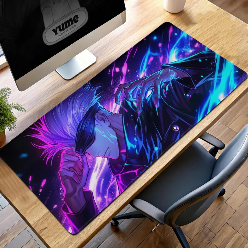 Anime Gojo Satoru Gift For Friends, Gaming Mouse Pad Desk Mat V2 | eBay