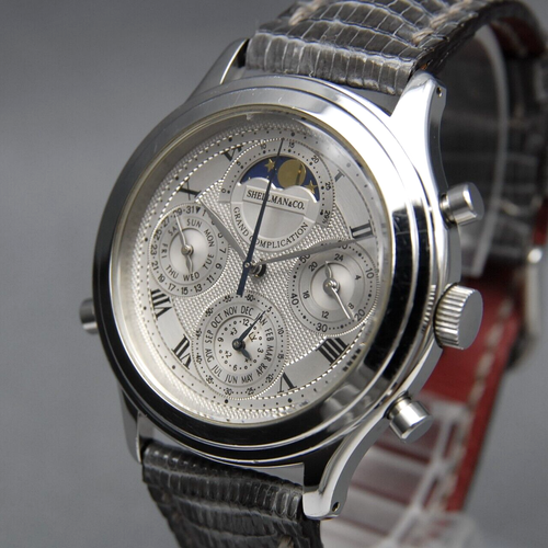 【EXC+5】 Montre Homme Shellman Grand Complication 6770-H13332 Argent ...