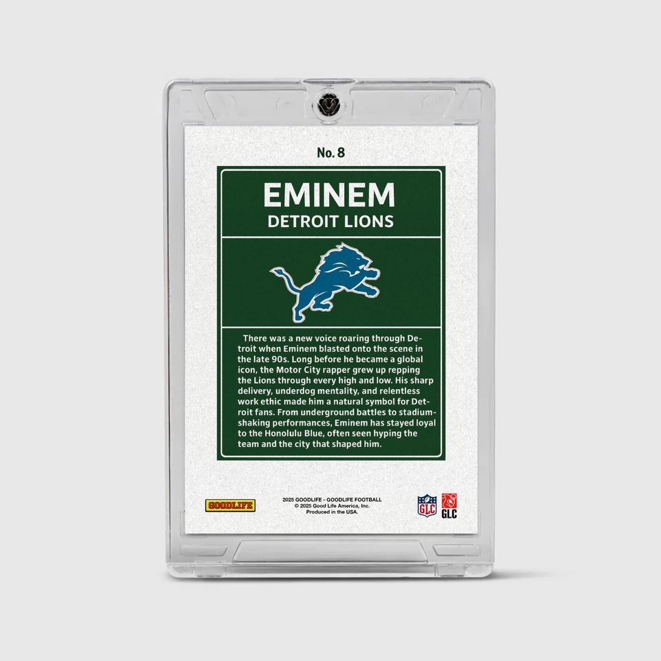 Eminem Donruss Optic Downtown Rare Limited Edition Custom Trading Card ...