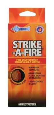 Diamond Strike-a-Fire Strikes Like a Match Pack of 8 Fire Starters | eBay