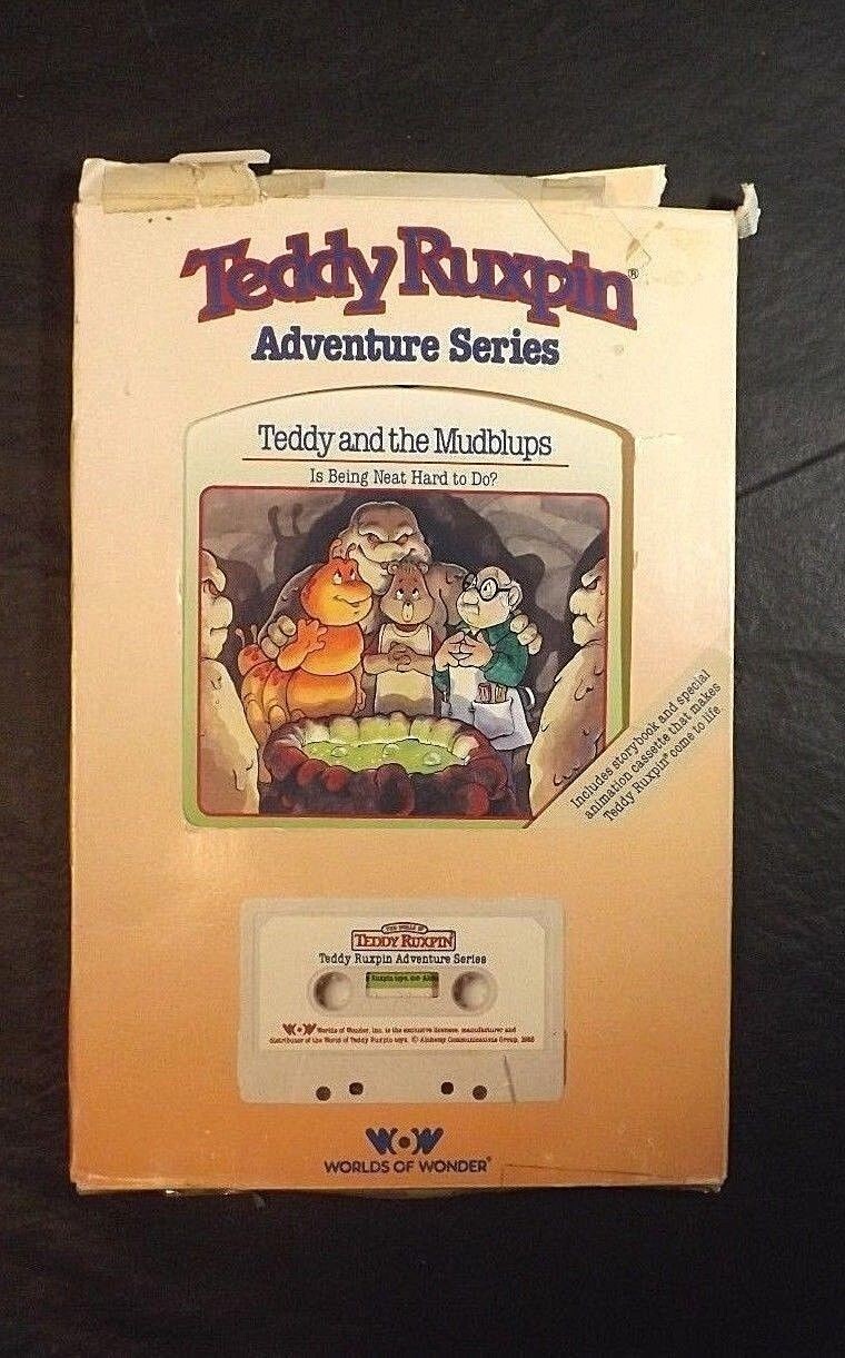 Worlds of Wonder: TEDDY RUXPIN - Teddy and the Mudblups in box- Book ...