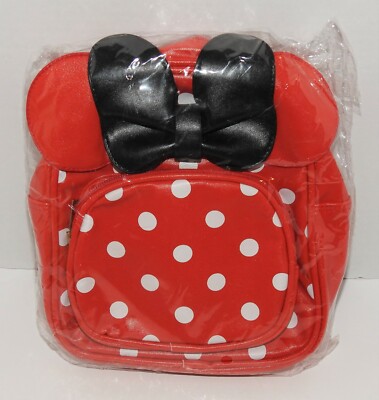Disney Minnie Mouse Backpack Bow Back pack NEW! | eBay