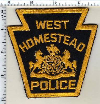 West Homestead Police (Pennsylvania) 1st Issue Shoulder Patch | eBay