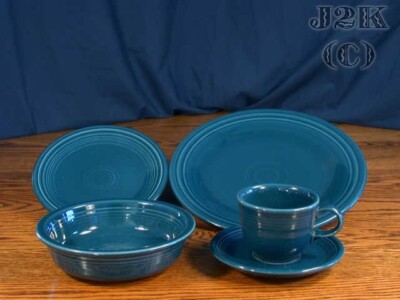 FIESTA JUNIPER 5 PIECE PLACE SETTING - NEW IN BOX - NEVER USED | eBay