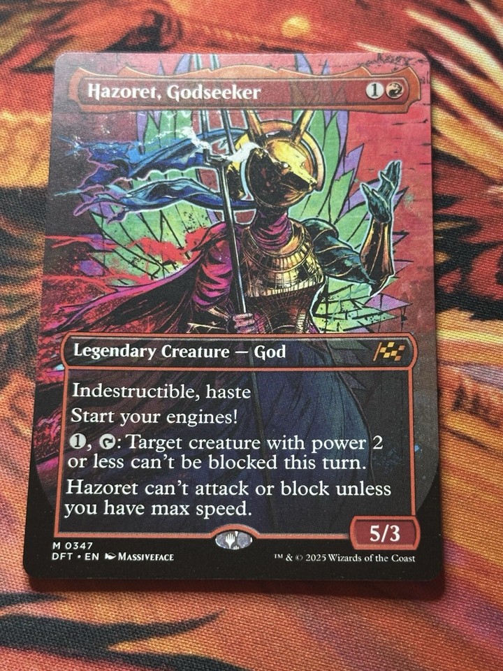1x Hazoret, Godseeker - Extended Art NM Eng MTG - Aetherdrift | eBay