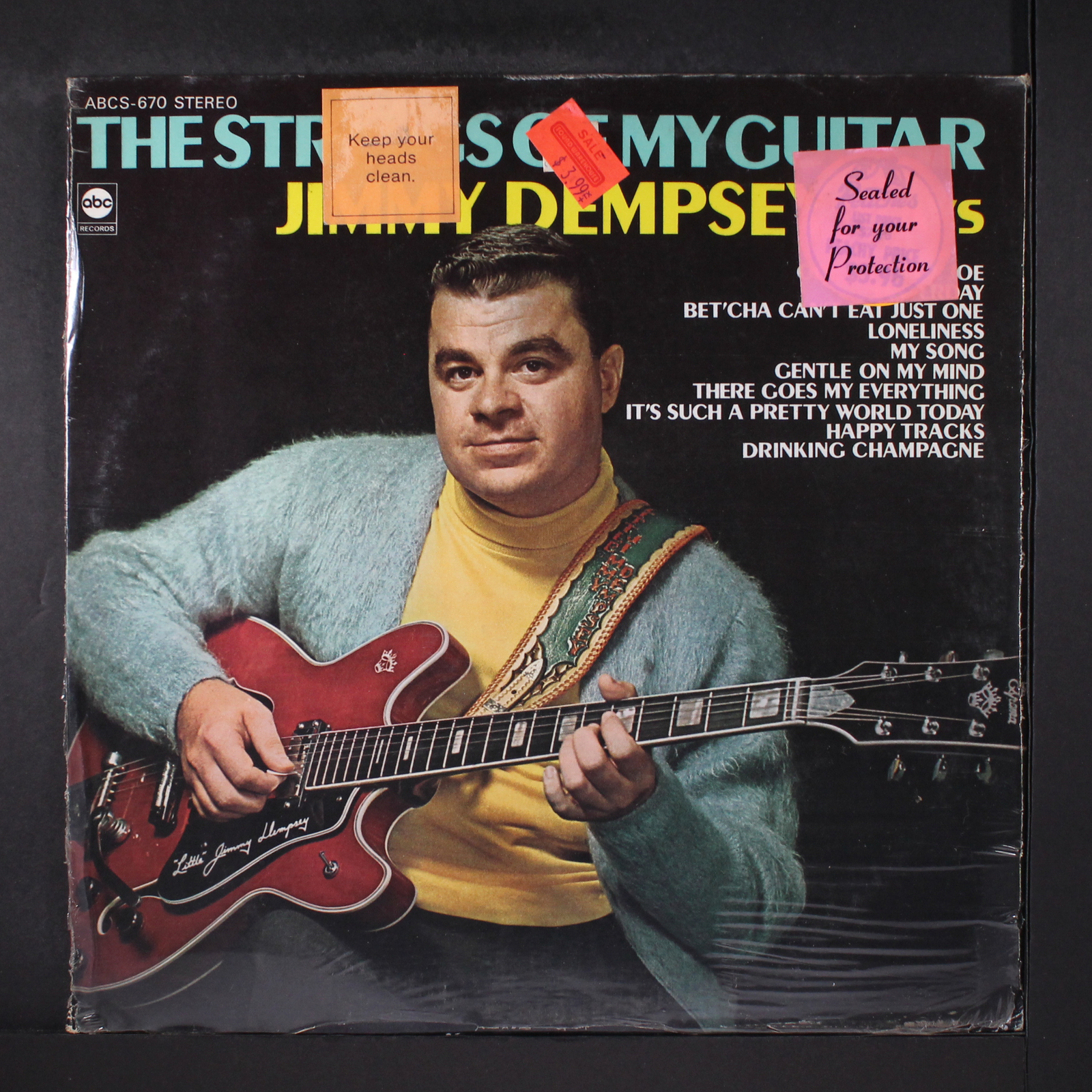 JIMMY DEMPSEY: the strings of my guitar ABC 12" LP 33 RPM Sealed | eBay