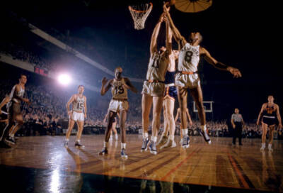 Neil Johnston Of The Philadelphia Warriors 1955 Old Basketball Photo 4 ...