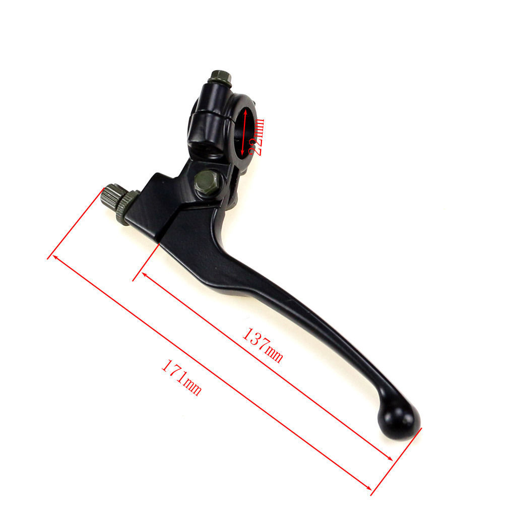 22mm Left Clutch Lever For 50cc 90 125cc Pit Dirt Bike CRF50 KLX Lifan ...