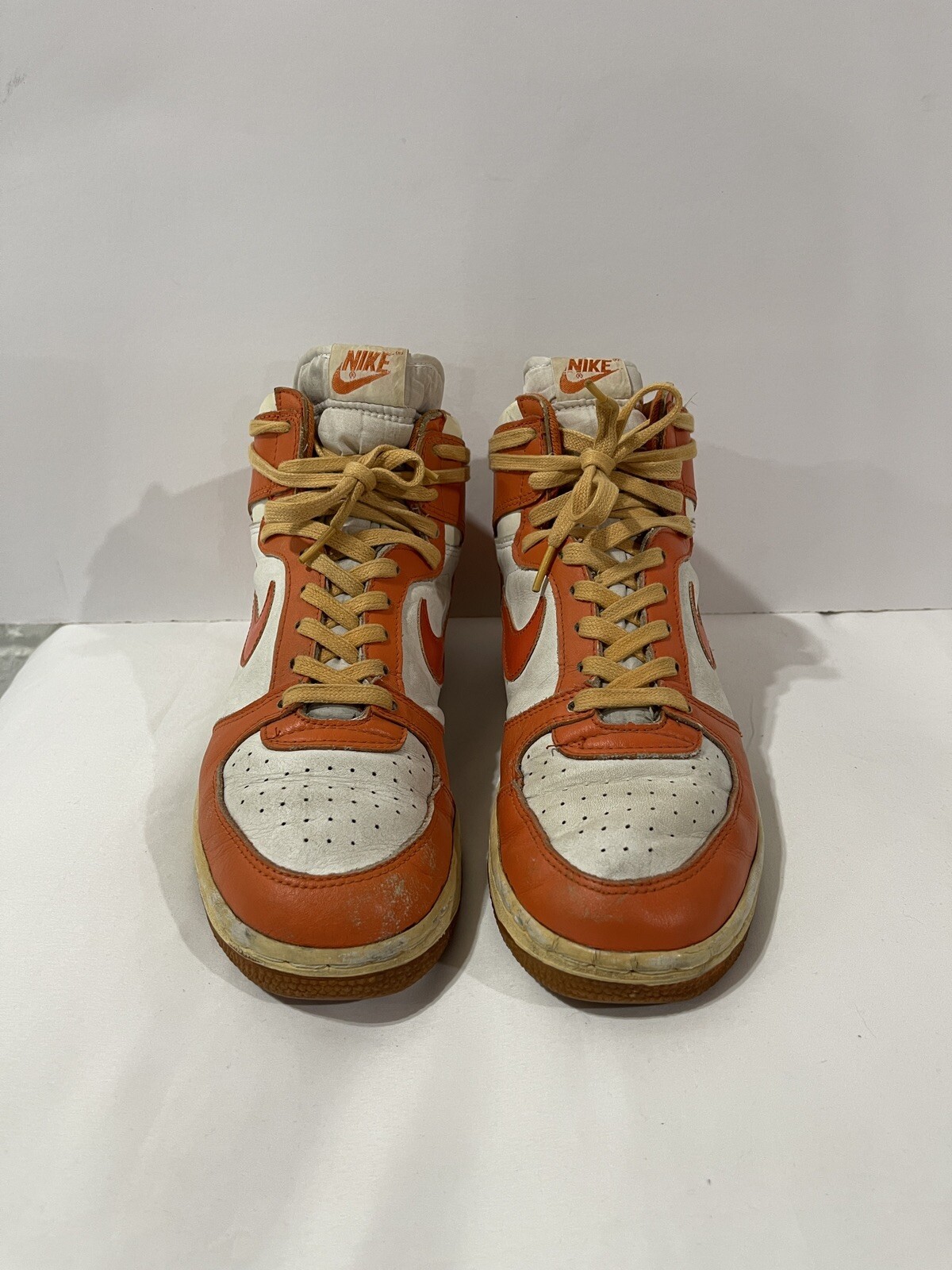 Nike Team Convention 1985 Orange White Original Vinta… - Gem