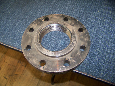 TM Flange 3 1/2" 150# A105 G73 L6295 8 Hole Threaded Bore 3/4" Holes | eBay