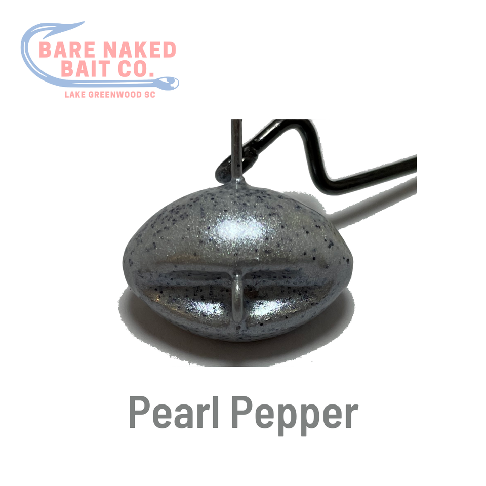 10 Pack Wobble Head Swing Head Biffle Football Jig 3/0 VMC EWG 3X ...