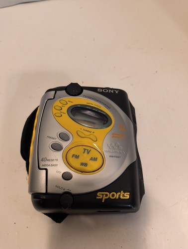 Sony Sports Walkman WM-FS421 TV/Weather/FM/AM Cassette Portable Radio ...