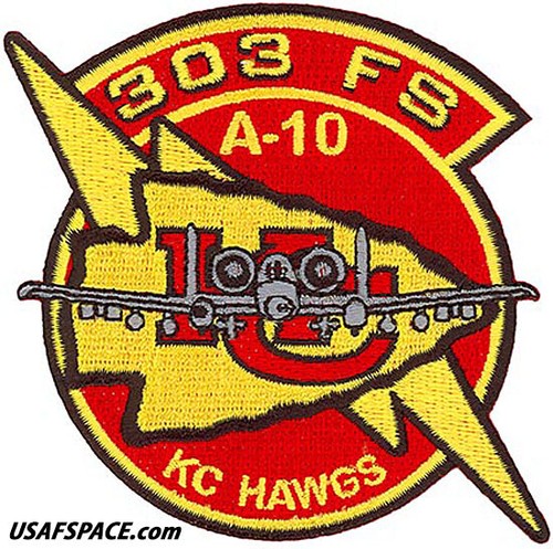 USAF 303RD FIGHTER SQ - 303 FS - KC HAWGS -Whiteman AFB, MO- ORIGINAL ...