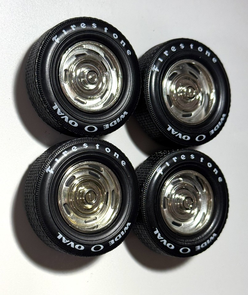 Rally Wheels & Firestone Tires 1/18 Ertl American Muscle Auto World ...