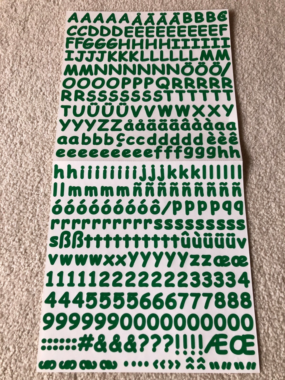 Creative Memories ABC/123 Sticker Sheet-Classy, Sassy & Bold-New & Used ...