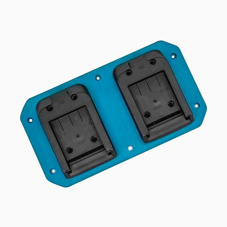 Installation Screws Dual Battery Mount Wall Mount Bracket Holds Two ...