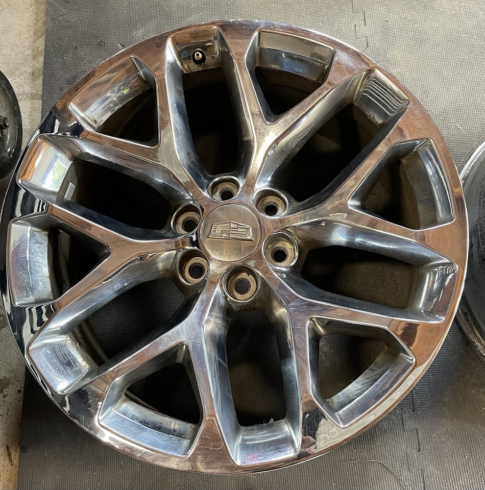 22 inch Cadillac Escalade OEM Specs Snowflake Wheels Chrome Rims 22 x9 ...