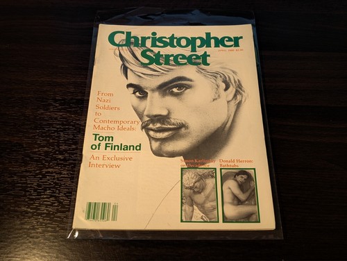 Christopher Street Magazine Vol 4 No 8 April 1980 From Nazi Soldiers ...