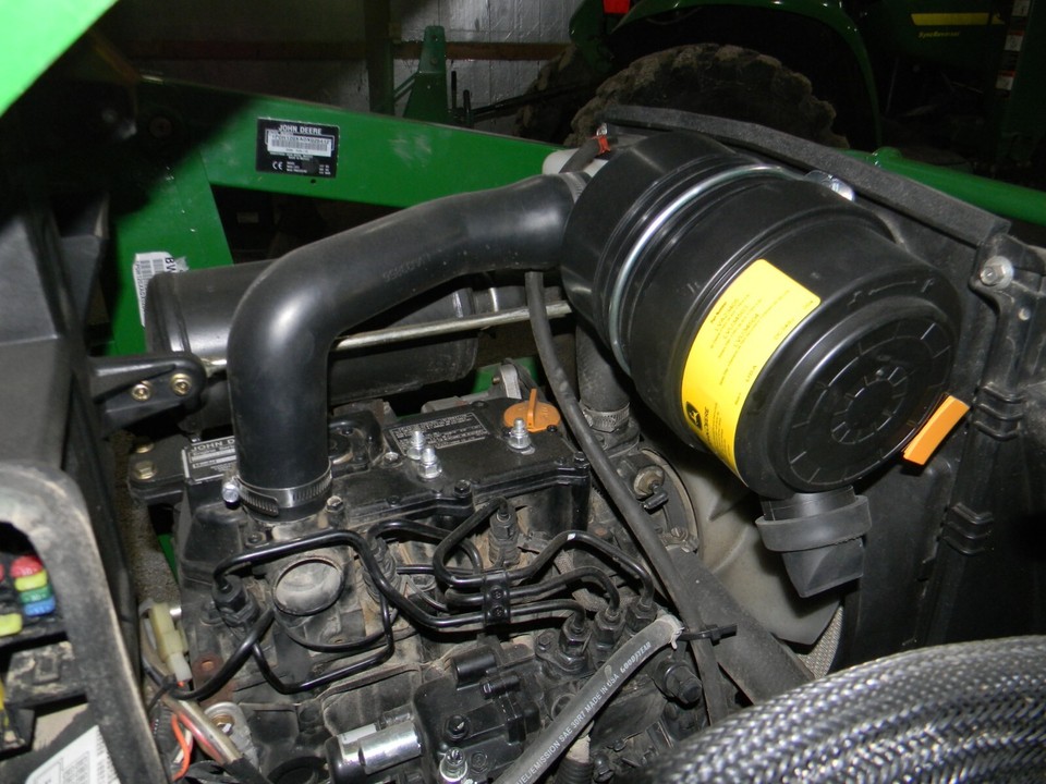 John Deere OEM 1025R Air Filter Relocation Kit MPLV10188 with lvu34503 ...