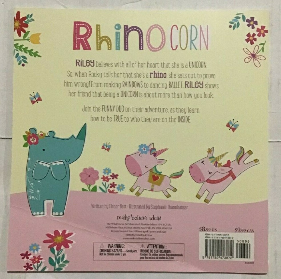 Rhinocorn (Two-way Sequin Picture Books) - NEW 9781789473872 | eBay