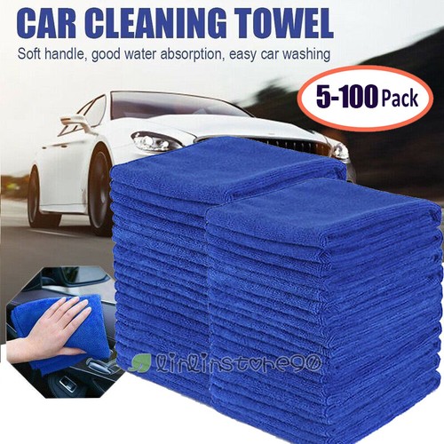 Microfiber Cleaning Cloth Towel Rag Car Polishing No Scratch Auto ...