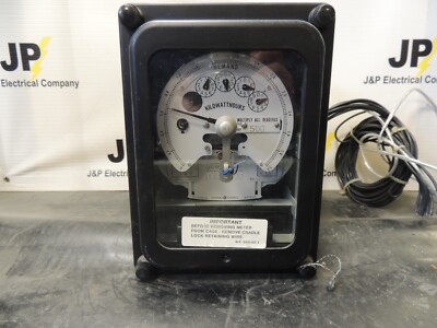 GE KILOWATTHOUR METER 702X96G92 120V 4WY 2 STATION WATTHOUR METER TA 2. ...