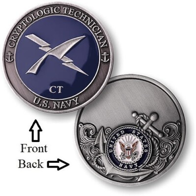 CT = Cryptologic Technician ~ U.S. Navy ~ Challenge Coins ~ Navy | eBay
