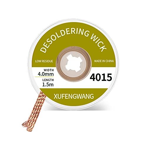 Solder Wick Braid with Flux Super 5ft Length Width Desoldering Wick ...