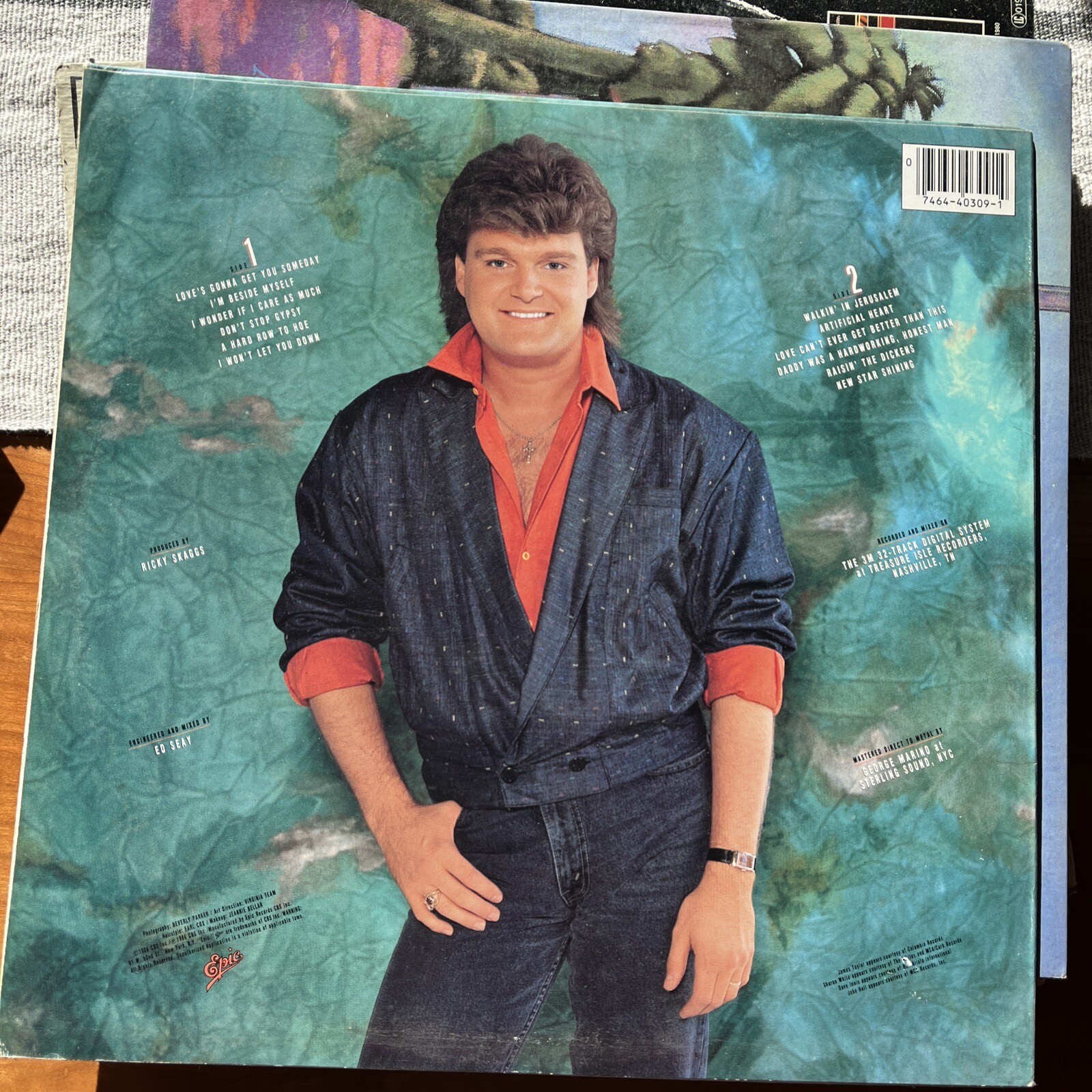 Ricky Skaggs - Love's Gonna Get Ya! - Epic E40309 1986 LP - Country ...