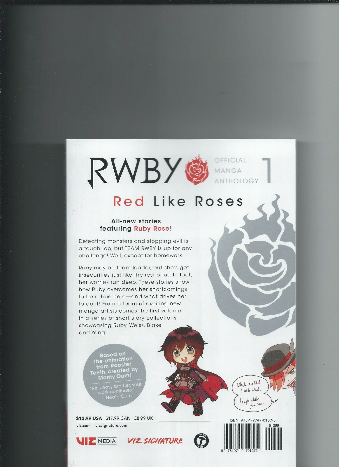 VIZ MEDIA LLC Comics RWBY Graphic Novels NM-/M 2018 | eBay