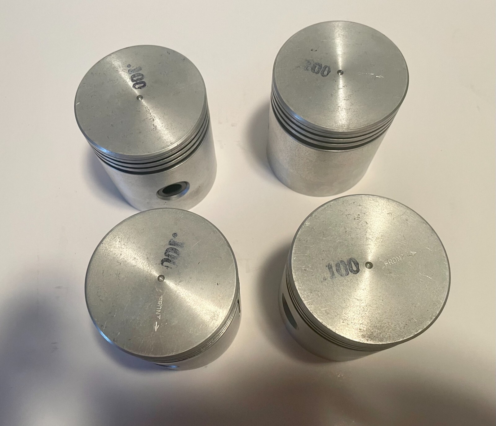 Jeep pistons for 134 engines, .100 oversize, new old stock | eBay