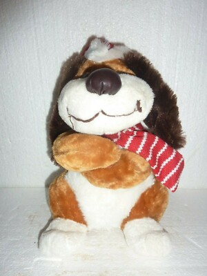 DanDee Animated Christmas Plush Dog Plays Rocking Around The Christmas ...
