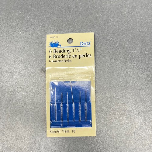 Dritz 6 Beading Needles, Size 10, FREE Shipping from US 72879104578 | eBay