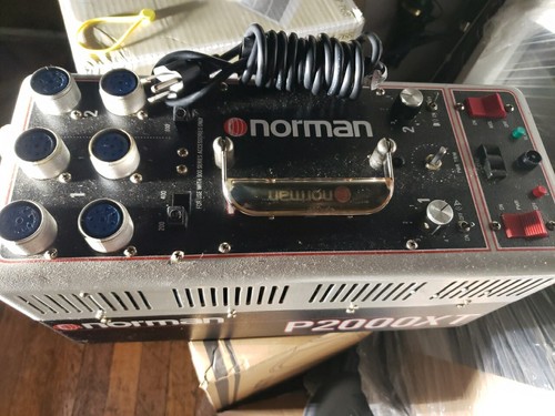 Norman P2000X Professional Studio Flash Strobe Light Power Supply ...