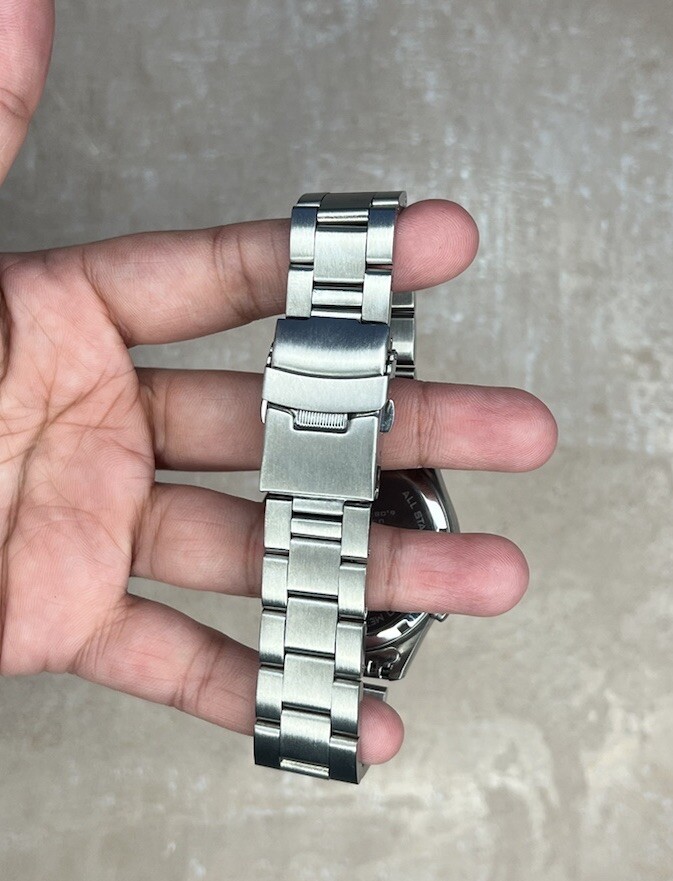 y2k FOSSIL Big Tic JR-8122, Animated Black Watch, Steel Band, Box + New ...