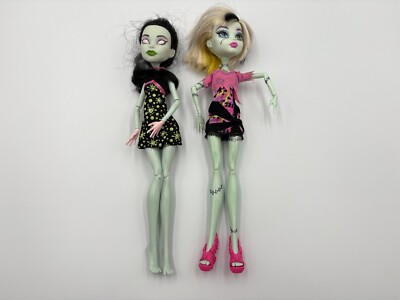 Monster High 2014 Ghoul Fair Scarah Screams Doll INCOMPLETE & Frankie ...