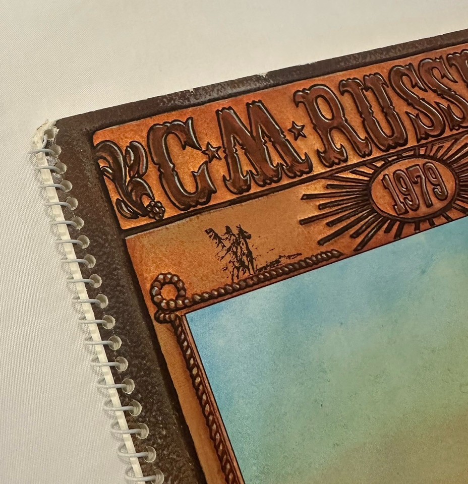 CM Russell Western Calendar 1979 Spiral Bound DEADSTOCK Cowboy ...