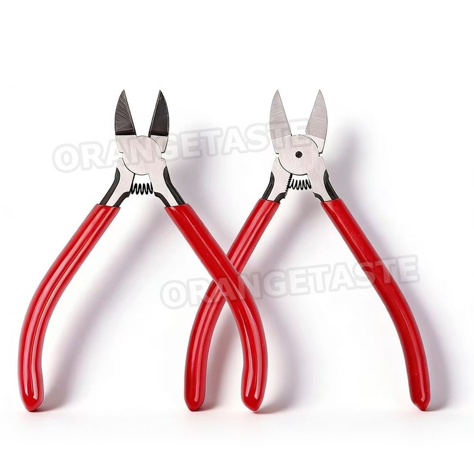 2x 6" Flush Cut Side Cutters Diagonal Cutting Pliers Wire Cable Nippers ...