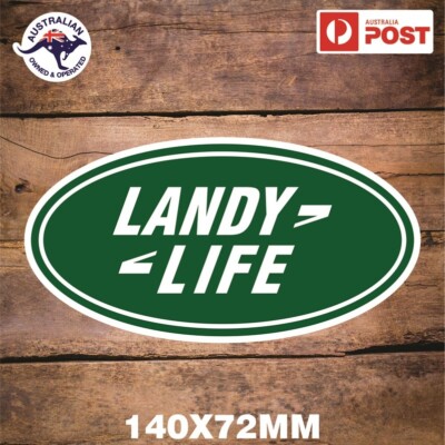 LANDY LIFE STICKER LAND ROVER VINTAGE RETRO 4x4 | eBay Australia