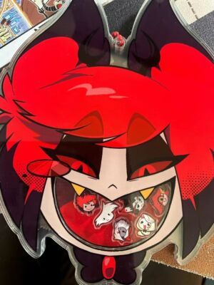 Hazbin Hotel AD Angel Dust Alastor Lucifer Acrylic Keychain Pendant ...