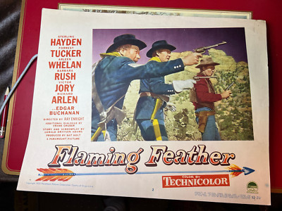 Flaming Feather 1952 Paramount 11x14" western lobby card Sterling ...