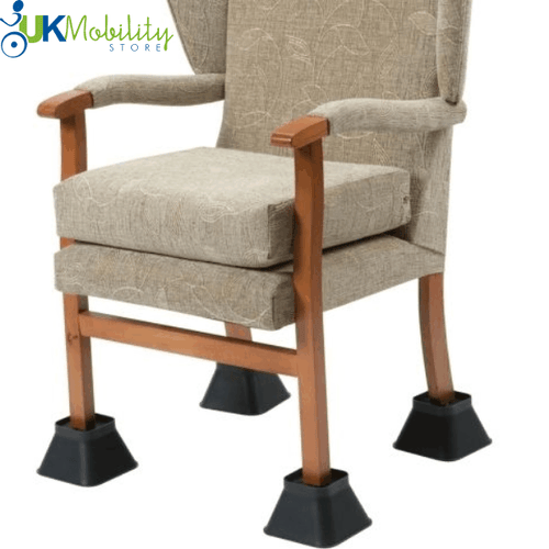 Set Of 4 Universal 150mm 6" Stackable Furniture Bed Chair Raisers ...