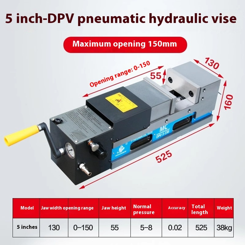 Pneumatic Vise Milling Machine Angle-fixed Vise Pneumatic Flat-bladed ...