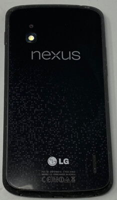 LG Nexus 4 LG-E960 16GB Unlocked GSM Black Smartphone LCD Burns ...