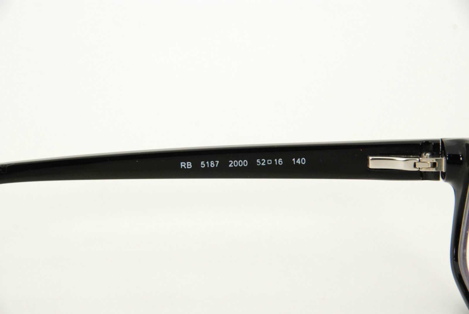 New Authentic Ray Ban RB 5187 2000 Black 52mm Frames Eyeglasses RX | eBay