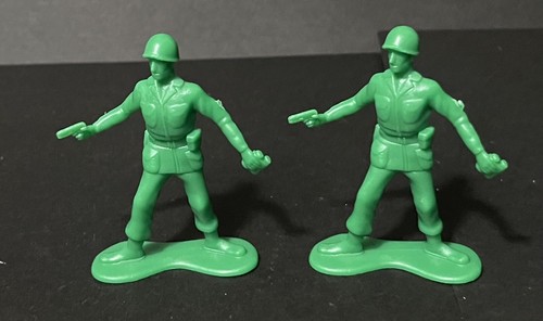 Lot Of 2 Toy Story “Bucket O Soldiers” 2” Replacement Commander Soldier ...