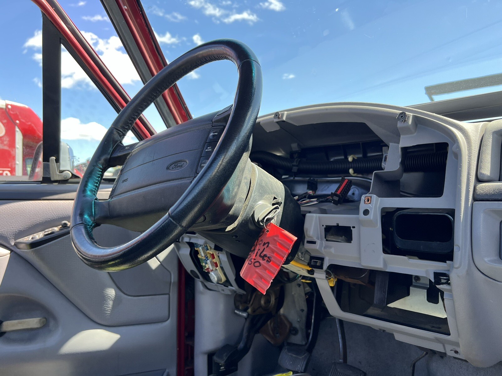 STEERING COLUMN 94-96 Ford F150 94-97 F250 F350 MT Floor Shift Tilt ...