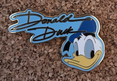 Disney Donald Duck Autograph Name Pin | eBay