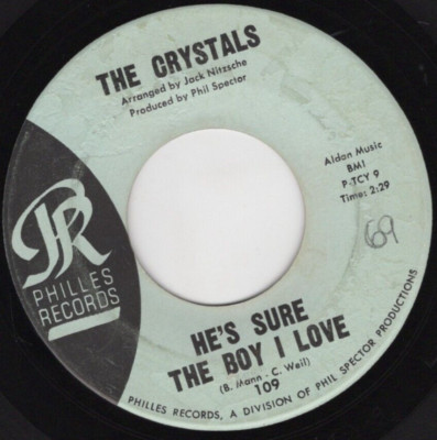 The Crystals – He's Sure The Boy I Love 1962 Philles Strong VG Plays ...